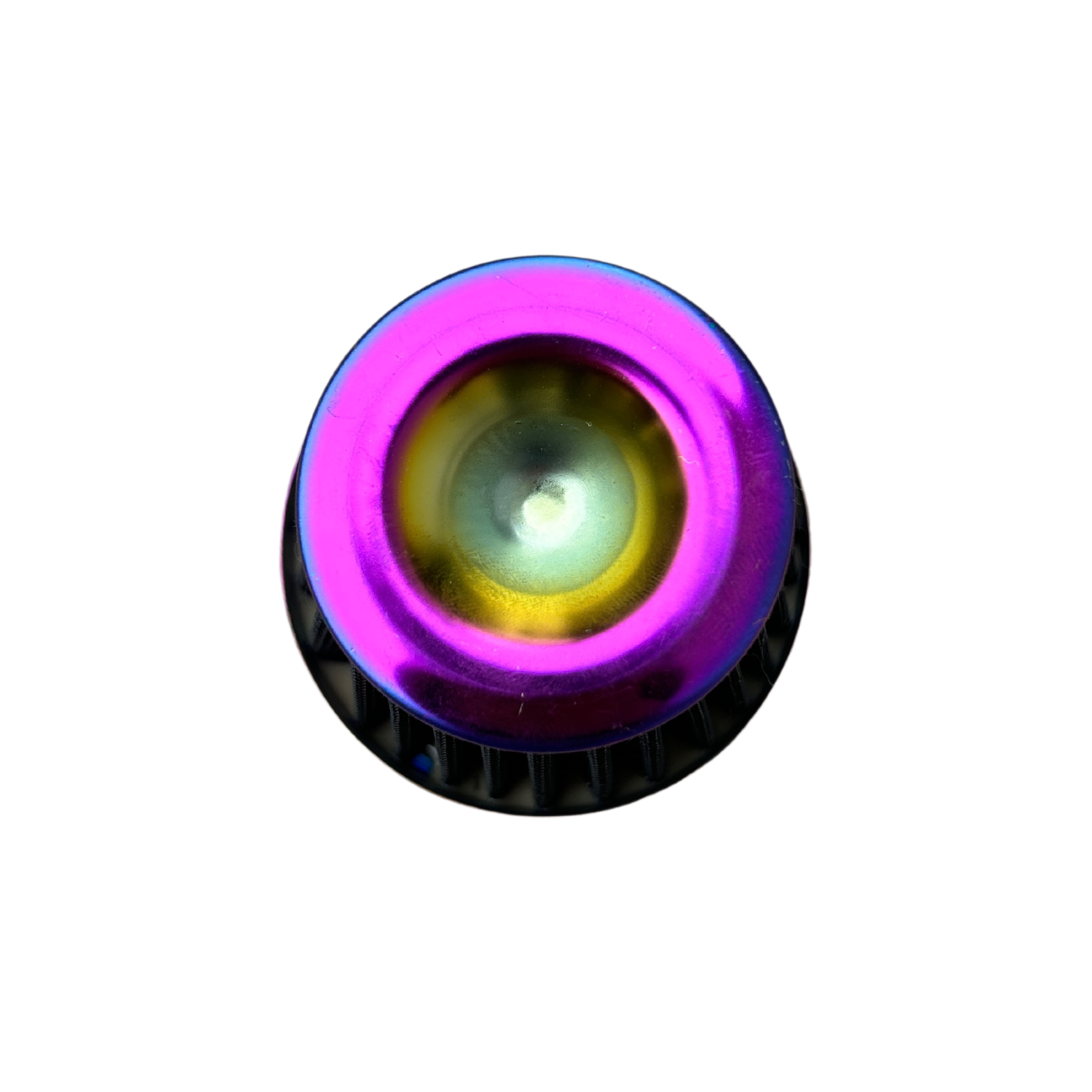 Mulitcolor K&N type luchtfilter checkered flag - 48mm – Motordash